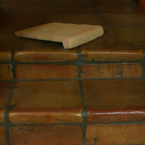 Stair Coping , Antigua- 10" width, Mexican Saltillo Floor Paver – Tile ...